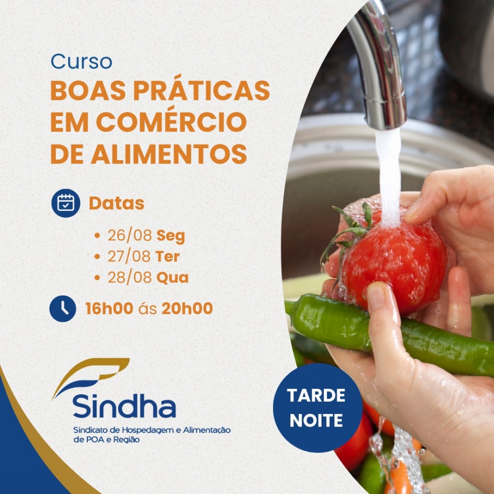 Boas Práticas em comércio de alimentos - MANHÃ